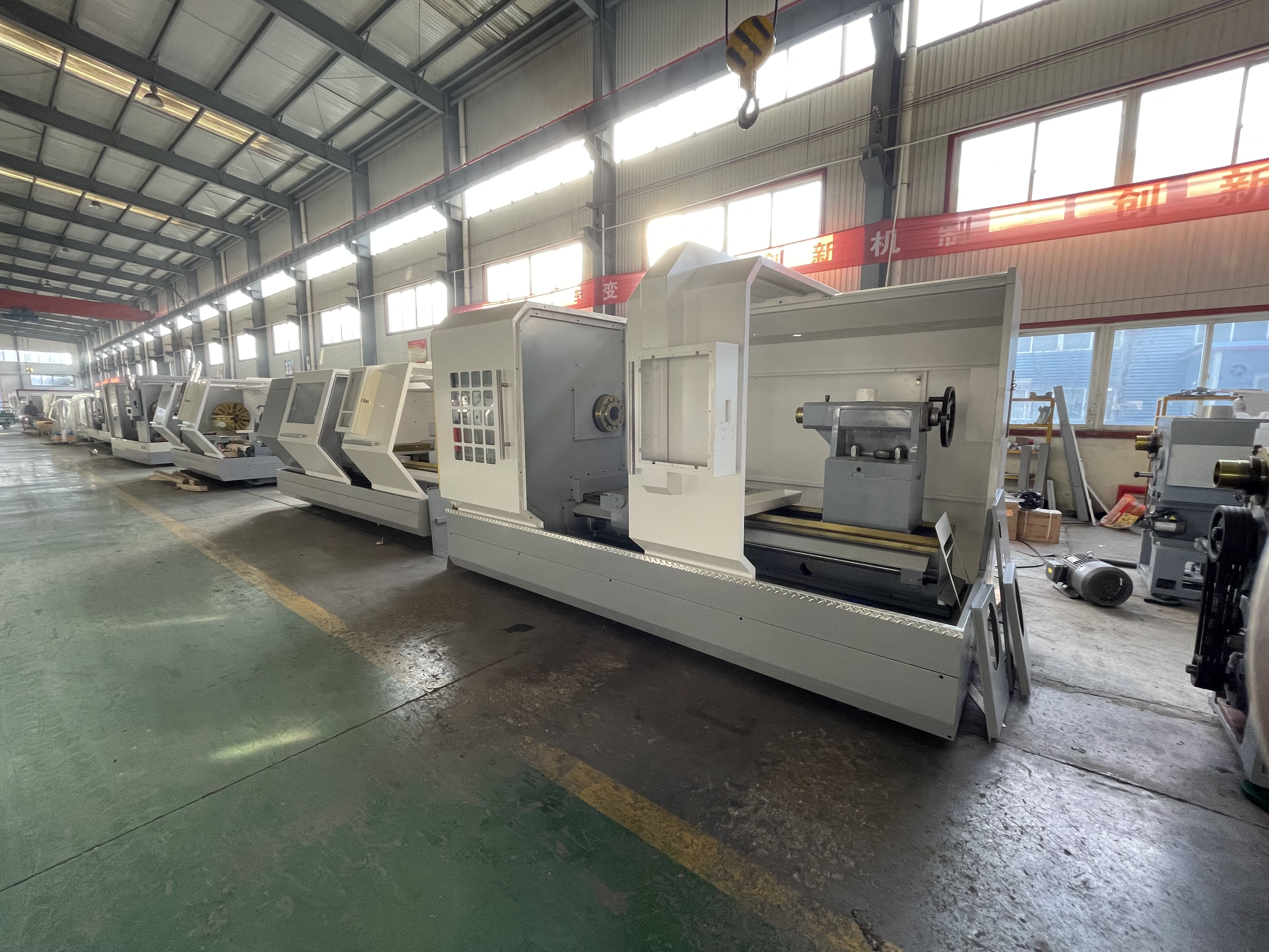 Automatic Row Mini CNC Lathe with Bar Feeder - Buy CNC Lathe metal, CNC Turning Lathe, cnc lathe ...